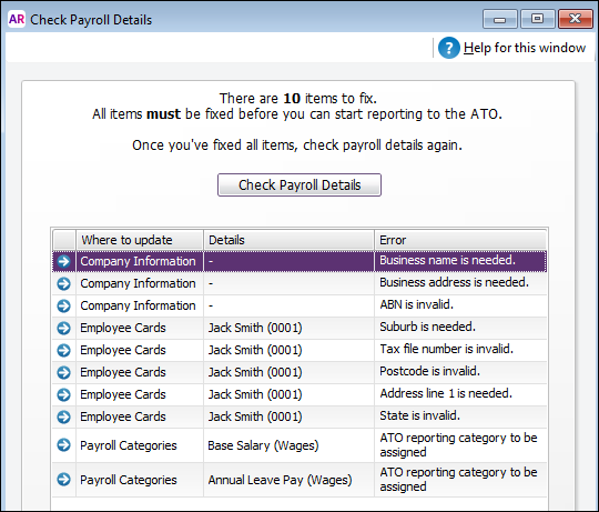 Setup MYOB Single Touch Payroll